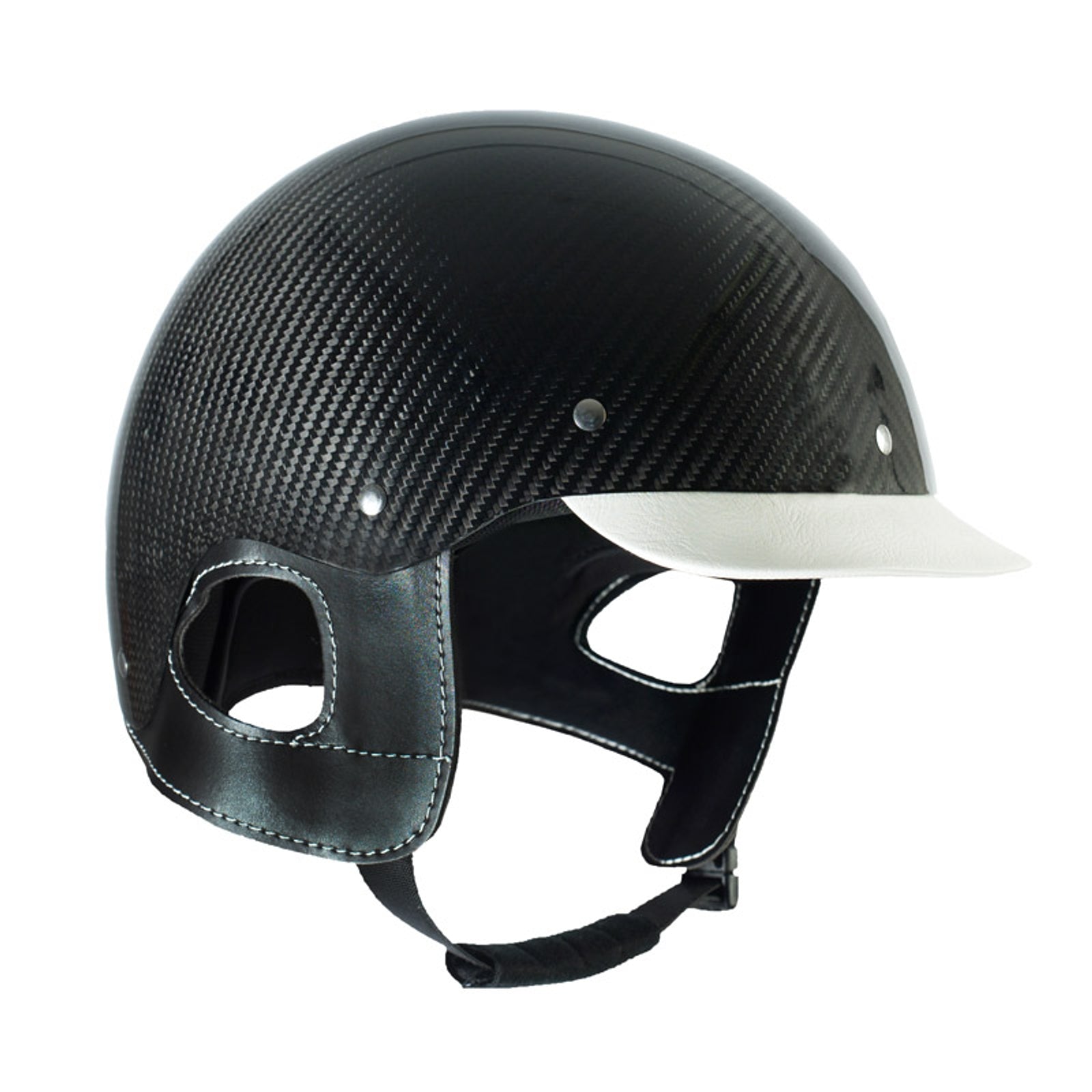 Elite travhjälm, kolfiber Black XS – horze